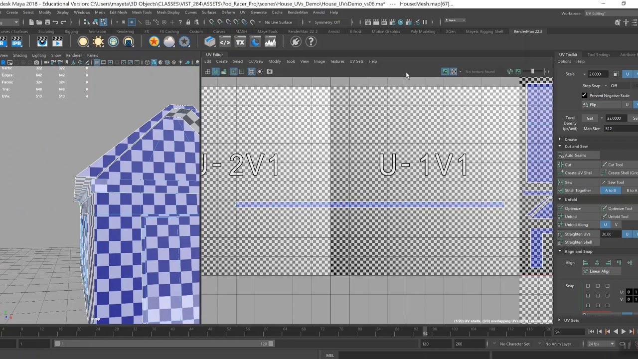 UV Unwrapping House Part4B - YouTube