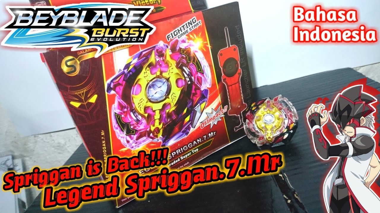 SPRIGGAN COMEBACK!! Review Beyblade Legend Spriggan.7.Mr | Mainan&Hobi ...