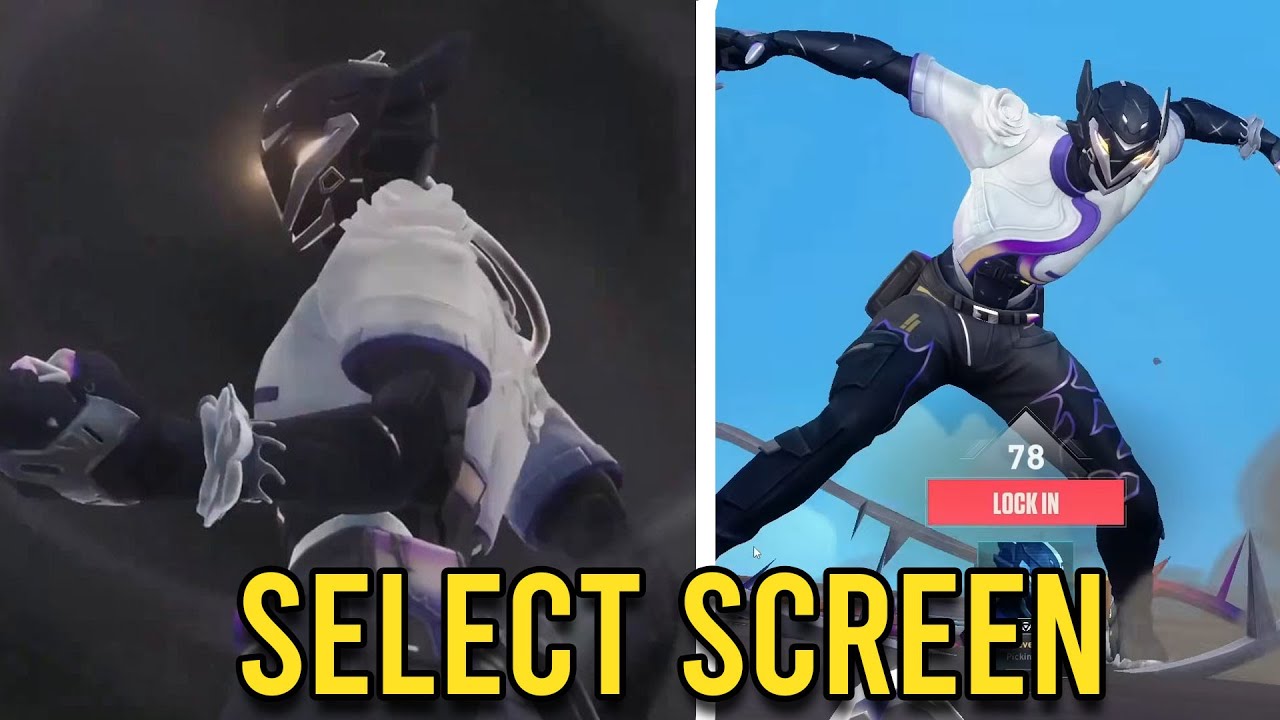 VYSE Agent Select Screen Animation - YouTube