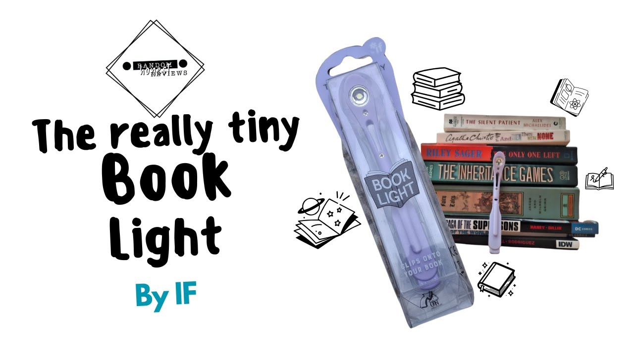 The Really "Tiny" Book Light by IF, a quick view with RHR - YouTube