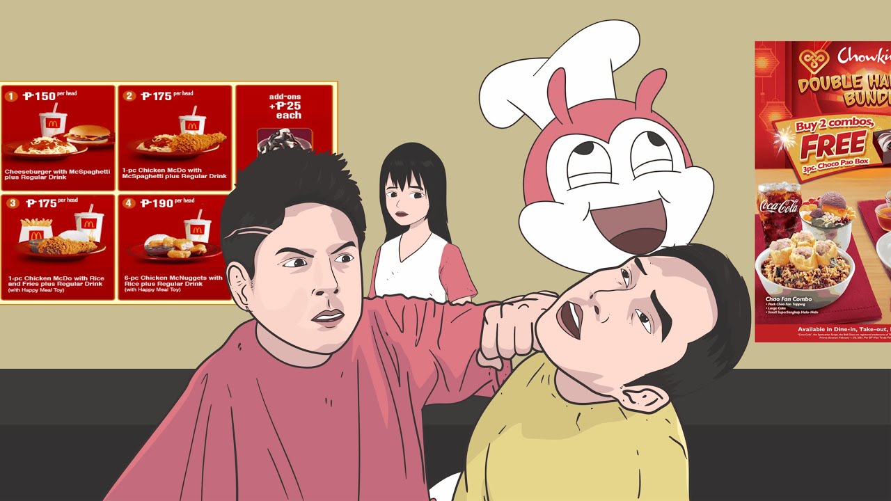 Tanggoy at Brendon Tirador sa Jollibee | Animation - YouTube