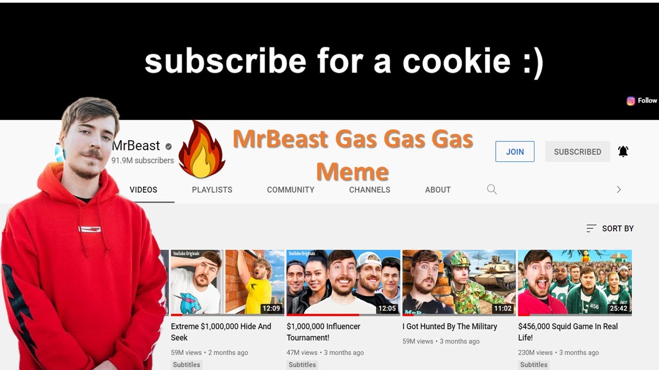 MrBeast GAS GAS GAS Meme - YouTube