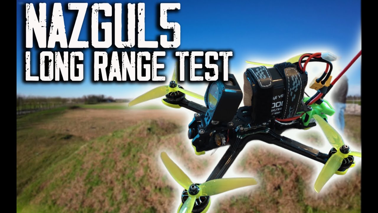 Nazgul 5 V2 + EV300O + DJI Action2 : Full load - 3km long range test ...