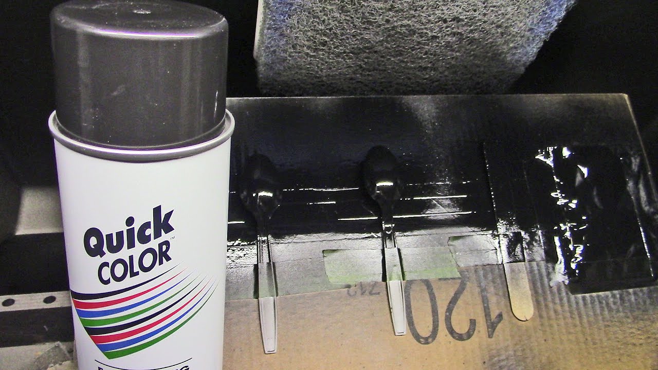 Testing Quick Color 98 cent spray paint from Home Depot - YouTube