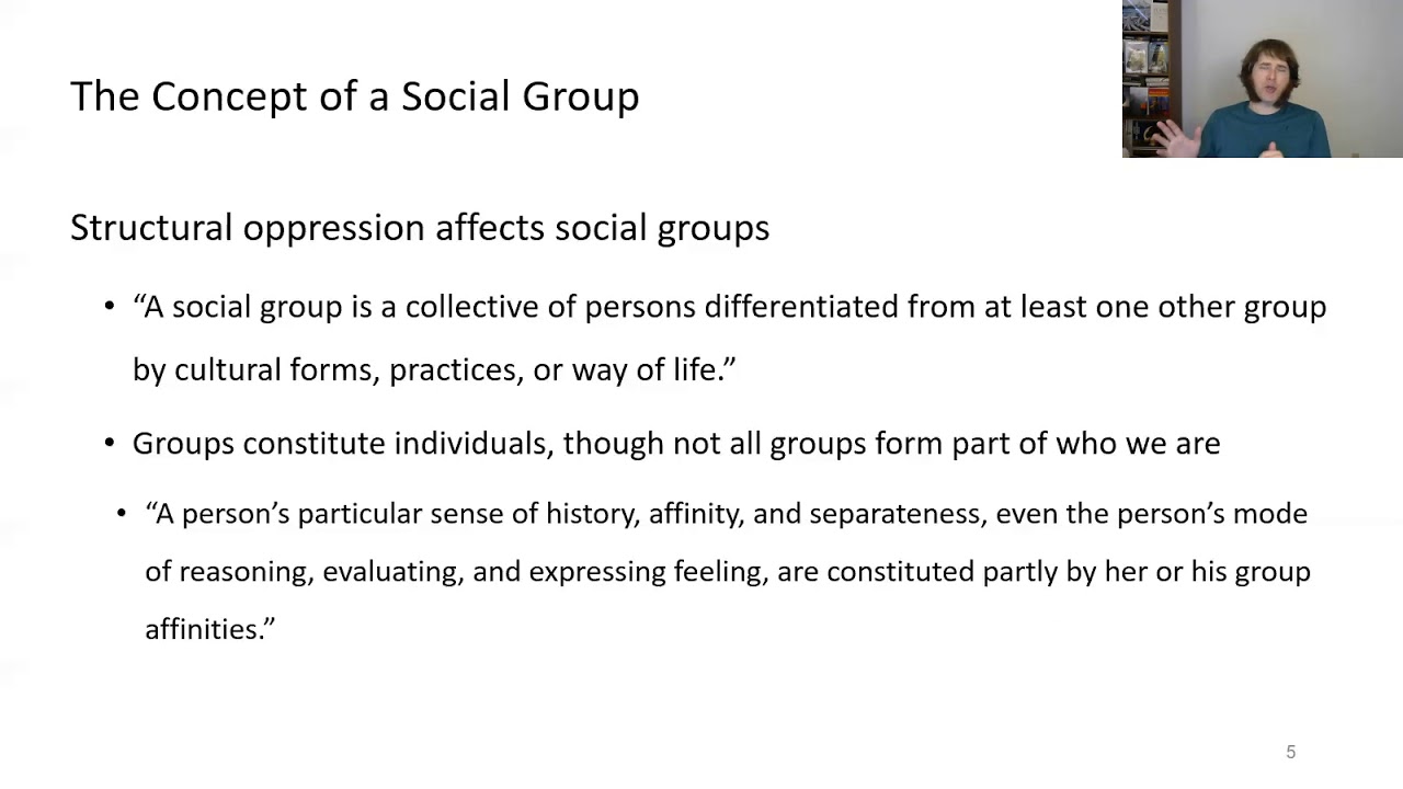 Lecture 19, Young, Five Faces of Oppression - YouTube