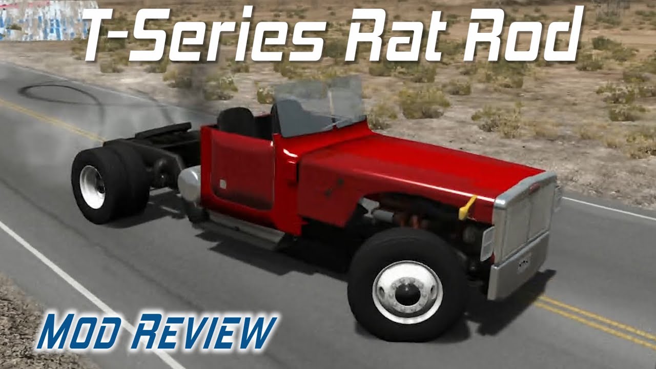 BeamNG.drive - Mod Reivew - T-Series Rat Rod - YouTube