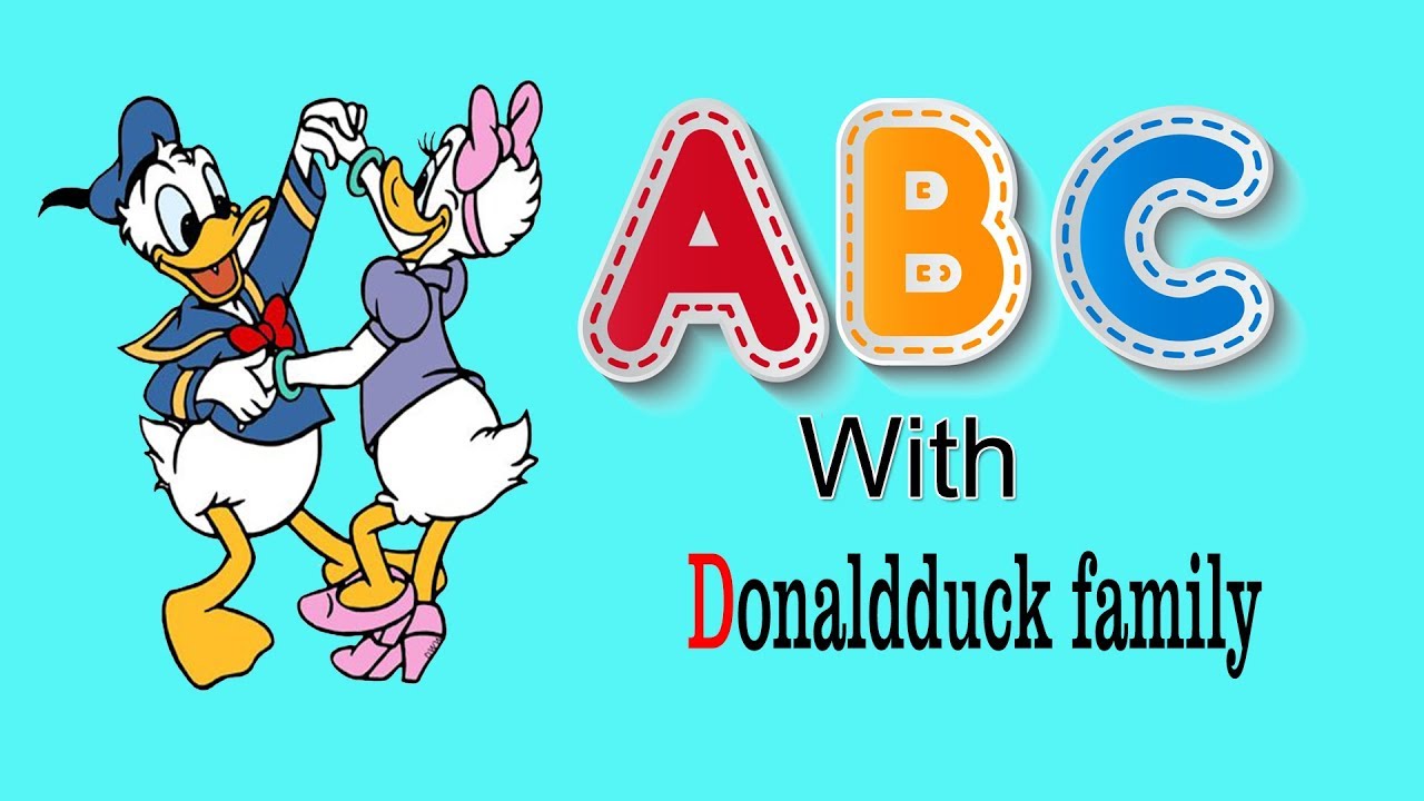 ABC Song Donald Duck | Learn ABC with Donald Duck | Donald Duck ABCD ...