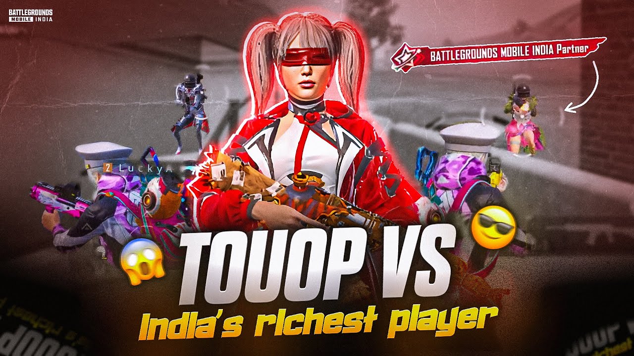 INDIA’S RICHEST PLAYER VS TOUOP 💀| BGMI 1v4 Clutches | - YouTube