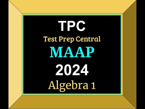 TPC Alg 1 MAAP 2024 - Part 1 - YouTube