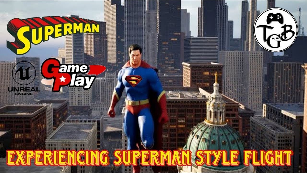 NEW SUPERMAN GAME SMALL VIDEO PLAY BY TGB - YouTube