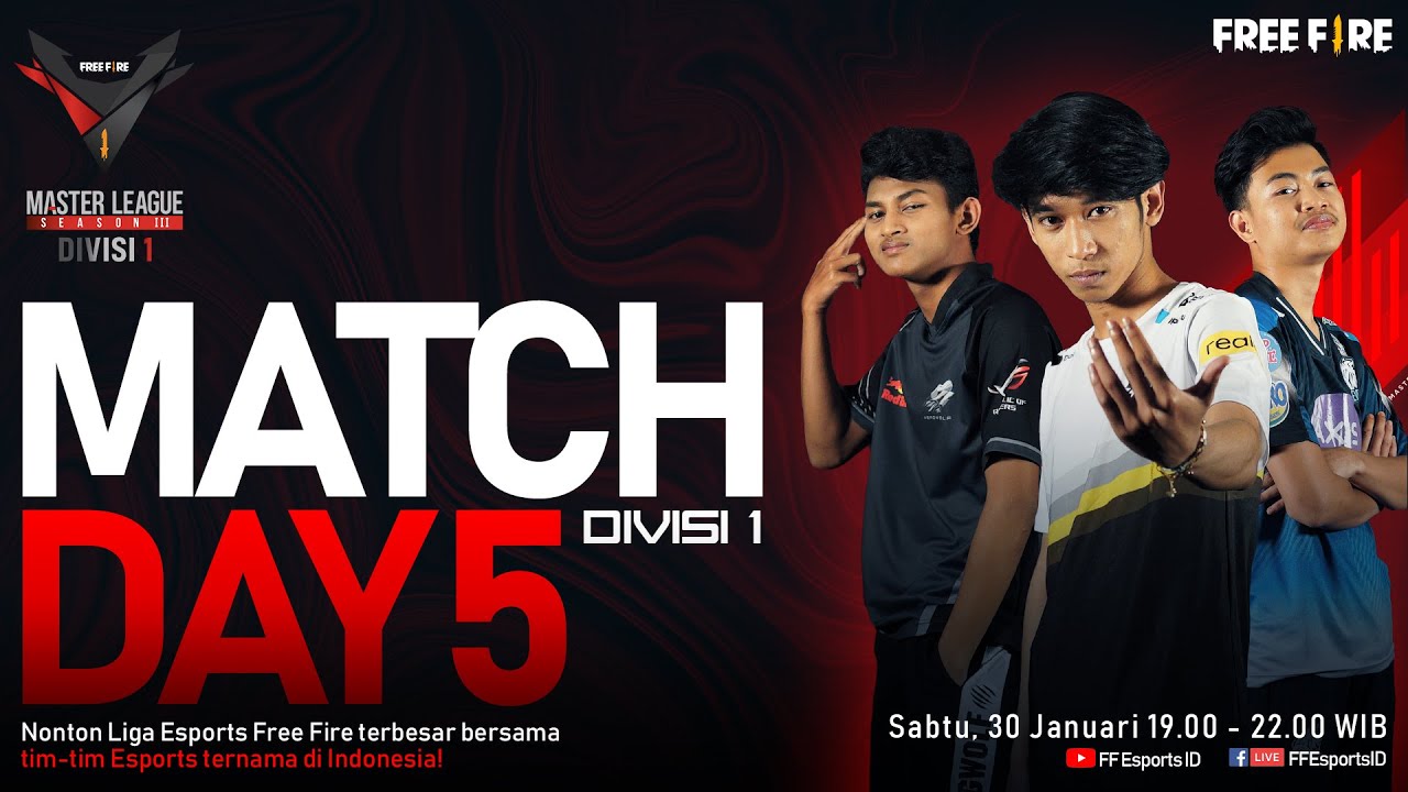 [2021] Free Fire Master League Season III Divisi 1 - Match Day 5 - YouTube