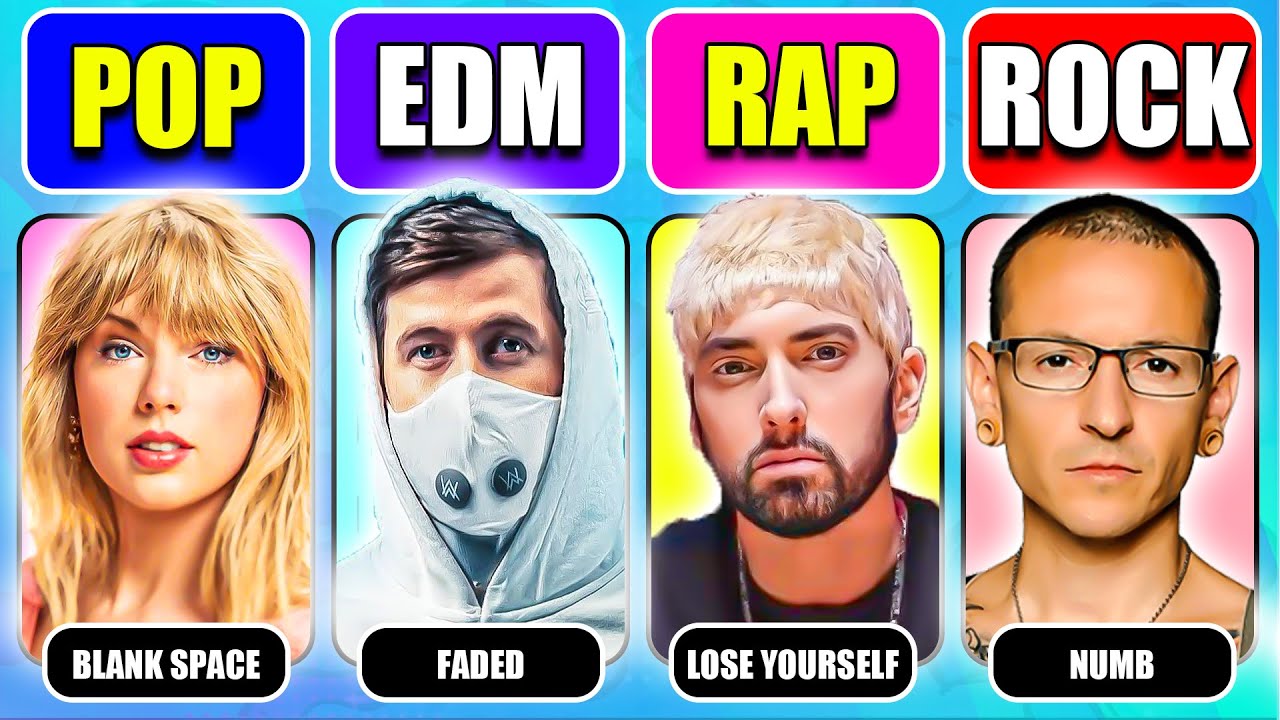 Save One Song😉🎵 | POP vs EDM vs RAP vs ROCK🔥 - YouTube