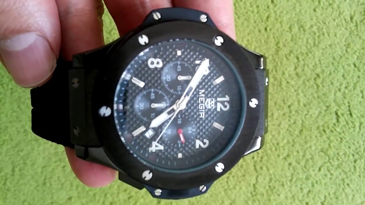 The Megir Watch 3002 NAUTIC 2-TONE - YouTube