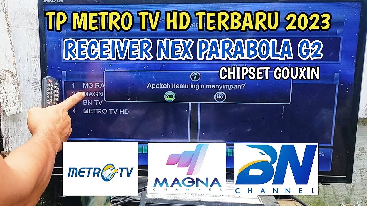 FREKUENSI METRO TV TELKOM 4 TERBARU 2023 DI NEX PARABOLA G2 GUOXIN ...