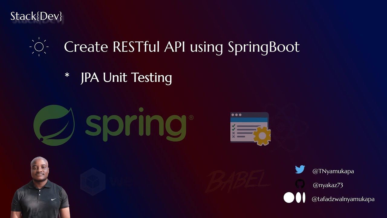 Spring Boot And React Js Fullstack Application Jpa Unit Testing Youtube 2662