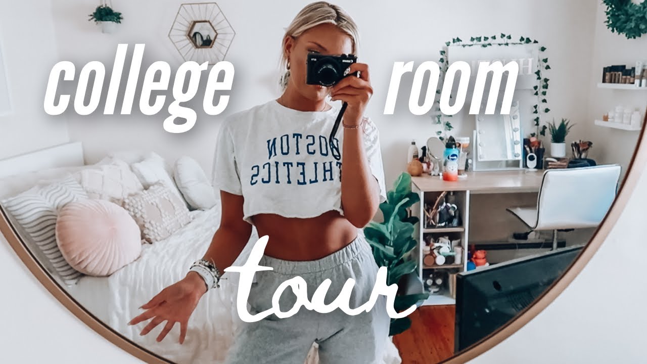aesthetic ~college~ room tour 2020 - YouTube
