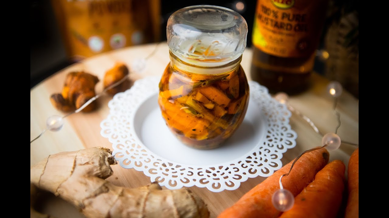 FRESH TURMERIC AND CARROT ACHAR PICKLE | Haldi Ka Achar | Turmeric ...