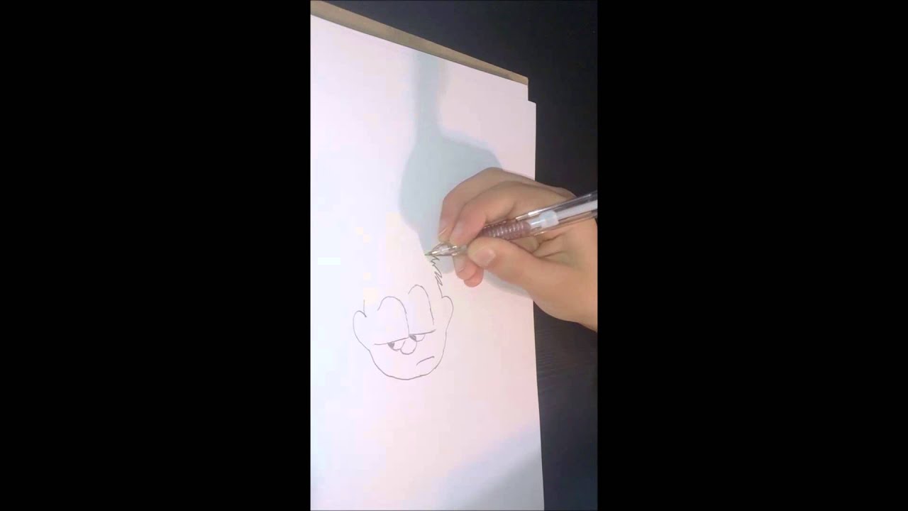 How to draw a bored face in less than a min. - YouTube