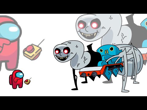 Mini Crewmate Kills Cursed Thomas Train | Cursed Trains | Among Us ...