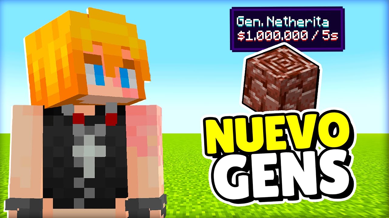 NUEVO Servidor GENS para Minecraft BEDROCK y JAVA 1.20 🤑💲| Servidores ...