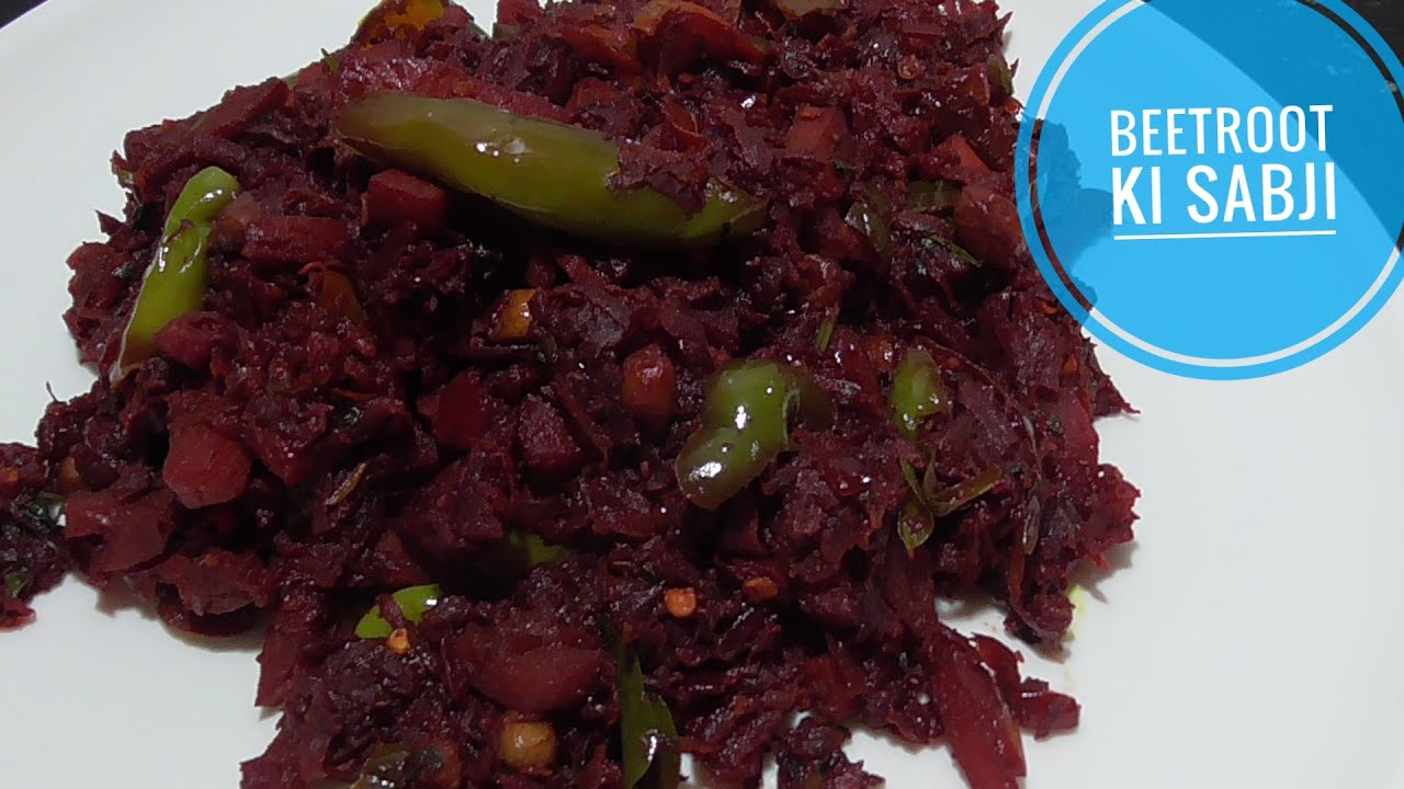 Beetroot & Aloo Dry veg-Beetroot ki sabji - YouTube