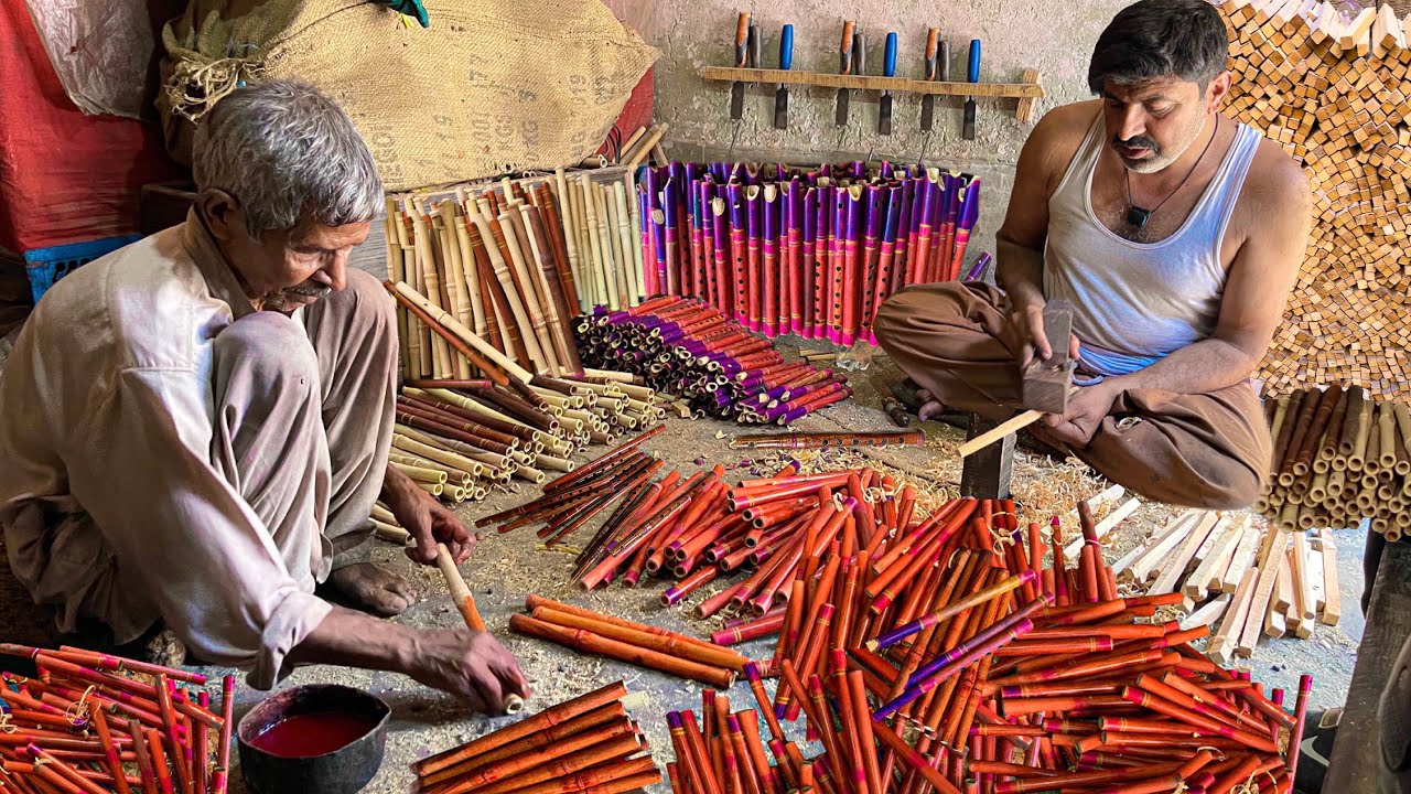 An International Standard Flute Production inside Musical Art Old Man ...