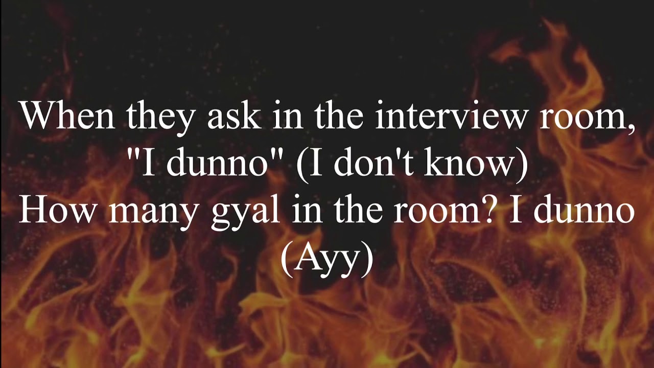 Tion Wayne x Dutchavelli x Stormzy - I Dunno (Lyrics) - YouTube