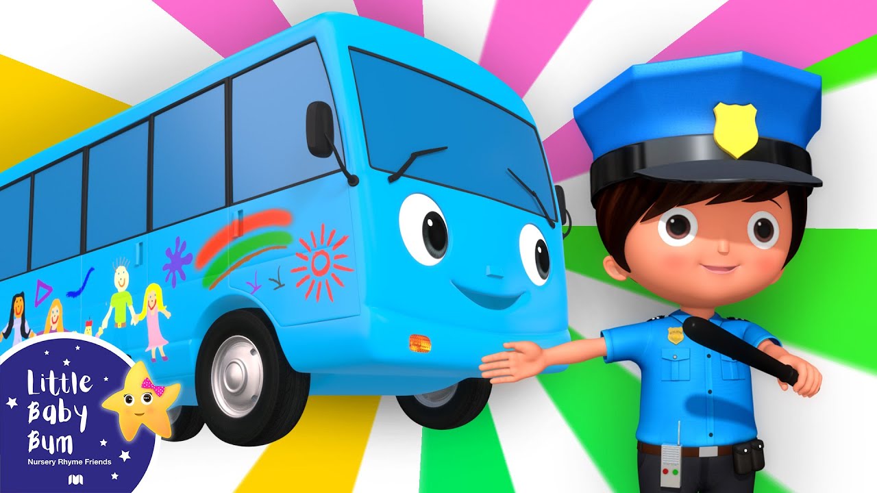 Color Bus & More Nursery Rhymes | 🚌Wheels on the BUS Songs! 🚌 Nursery ...