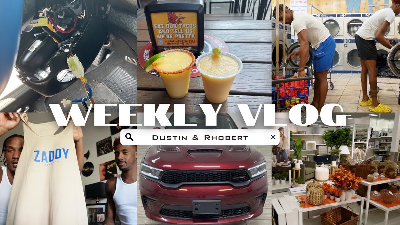 WEEKLY VLOG| THEY TRIED TO STEAL DUSTIN CAR! + PREP FOR VACAY + NEW ...