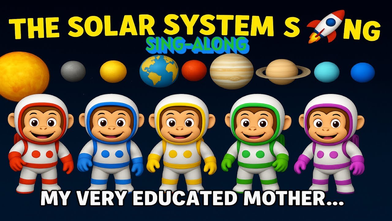 Solar System Song (Sing-Along) | Learn the Planets | Hip Hop Nursery ...