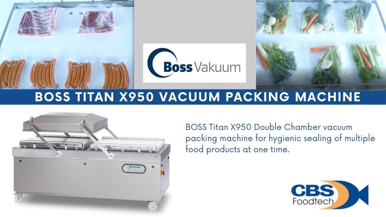 Boss Titan X 950 Double chamber machine - YouTube