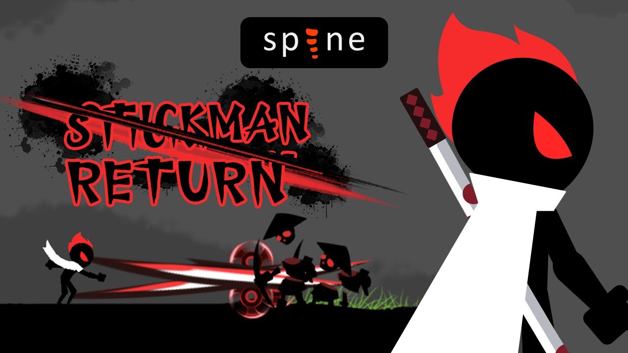Spine Animation Portfolio - Stickman Return - Spine Showreel - YouTube