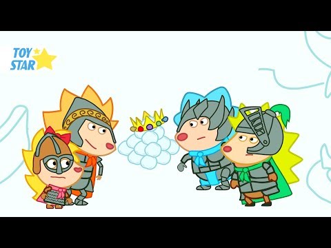 Thorny e Amigos | guerra de neve | Novo desenhos animados engraçados para crianças