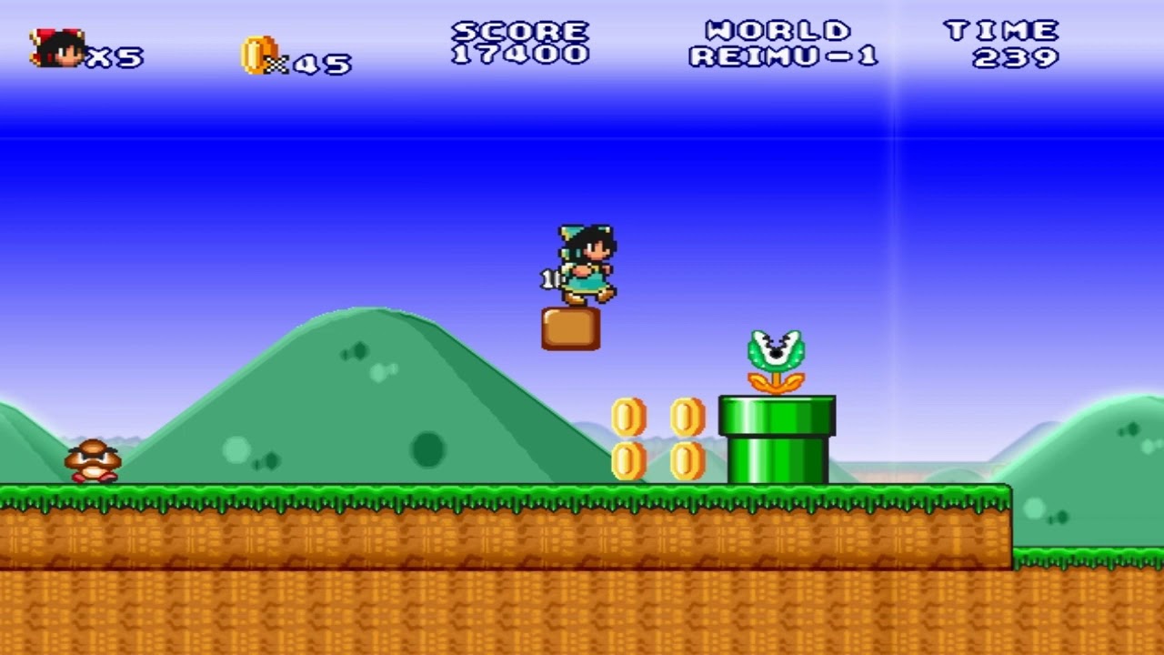 Mario Forever - World Of Reimu preview - YouTube