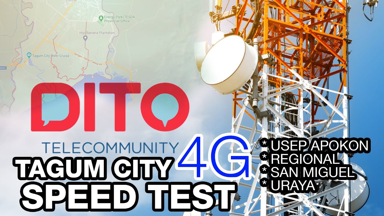DITO INTERNET SPEED TEST IN TAGUM CITY PART 1 - YouTube