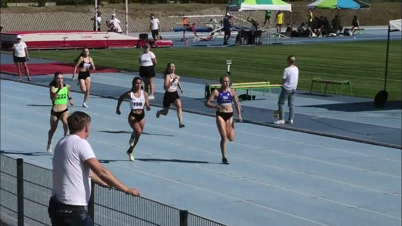 100m kobiet bieg 1 - Łódź 20240907 - YouTube