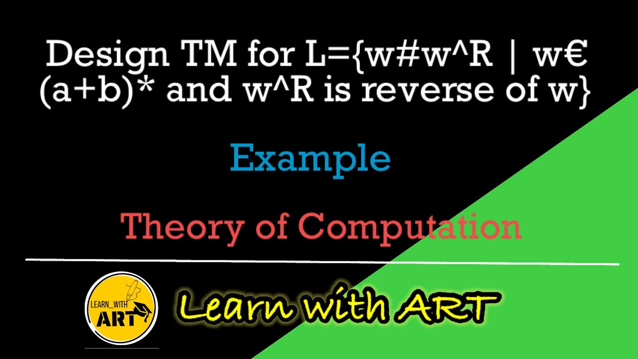 Design TM for L={ w#w^R | w =(a+b)* & w^R is reverse string of w ...