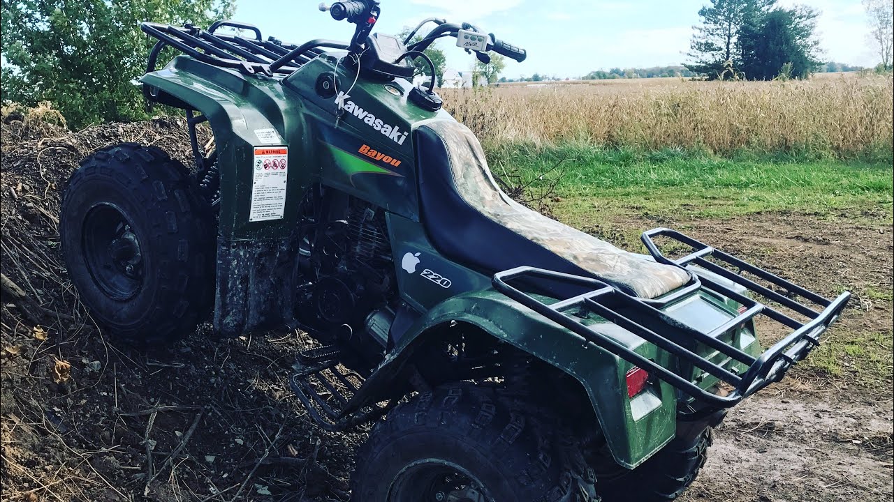 Kawasaki Bayou 220 - YouTube