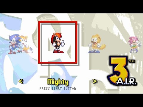 Extra Slot Characters : Mighty, Ray, And Amy Rose Blast! - Sonic 3 A.I ...