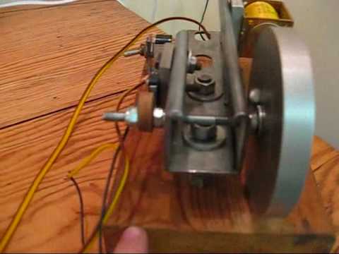 Homemade Reciprocating Electric Motor Solenoid Engine - YouTube