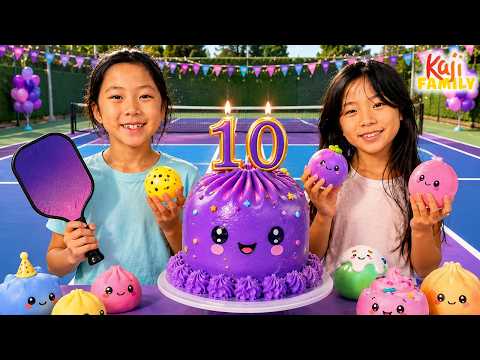 We Throw an EPIC SQUISHY THEMED Birthday Party for Emma & Kate!