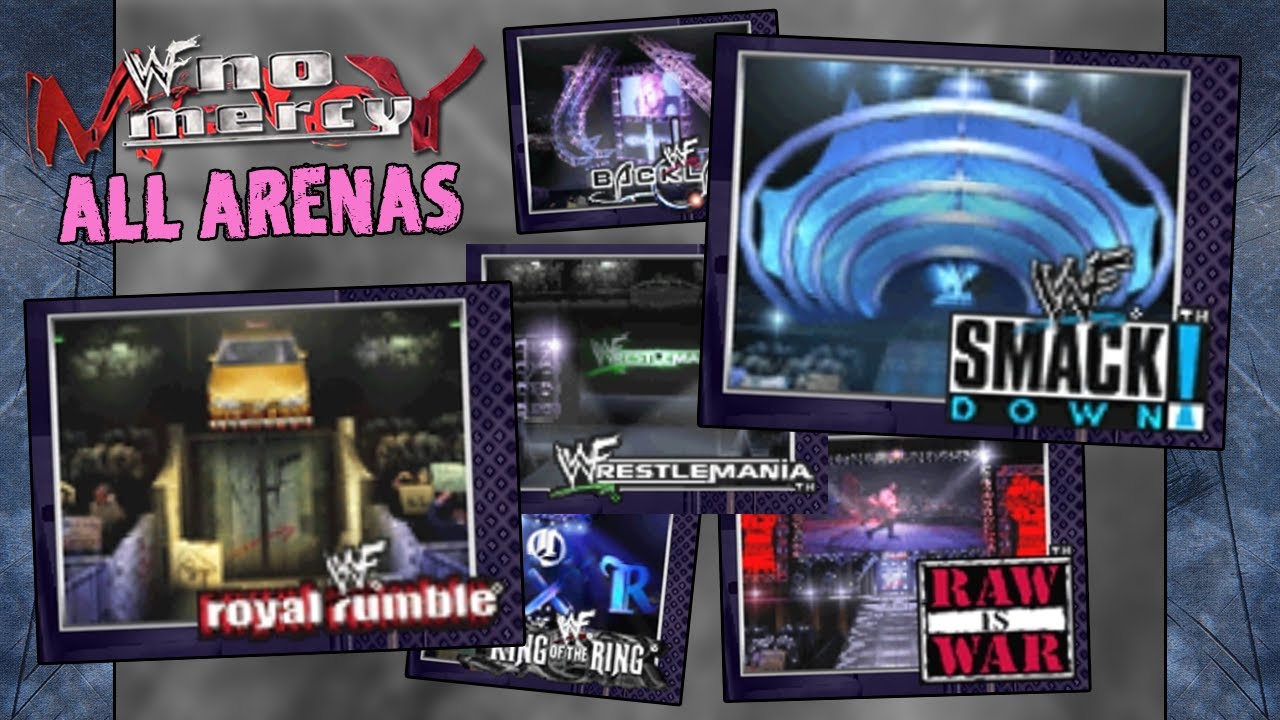 WWF No Mercy - All Arenas - YouTube