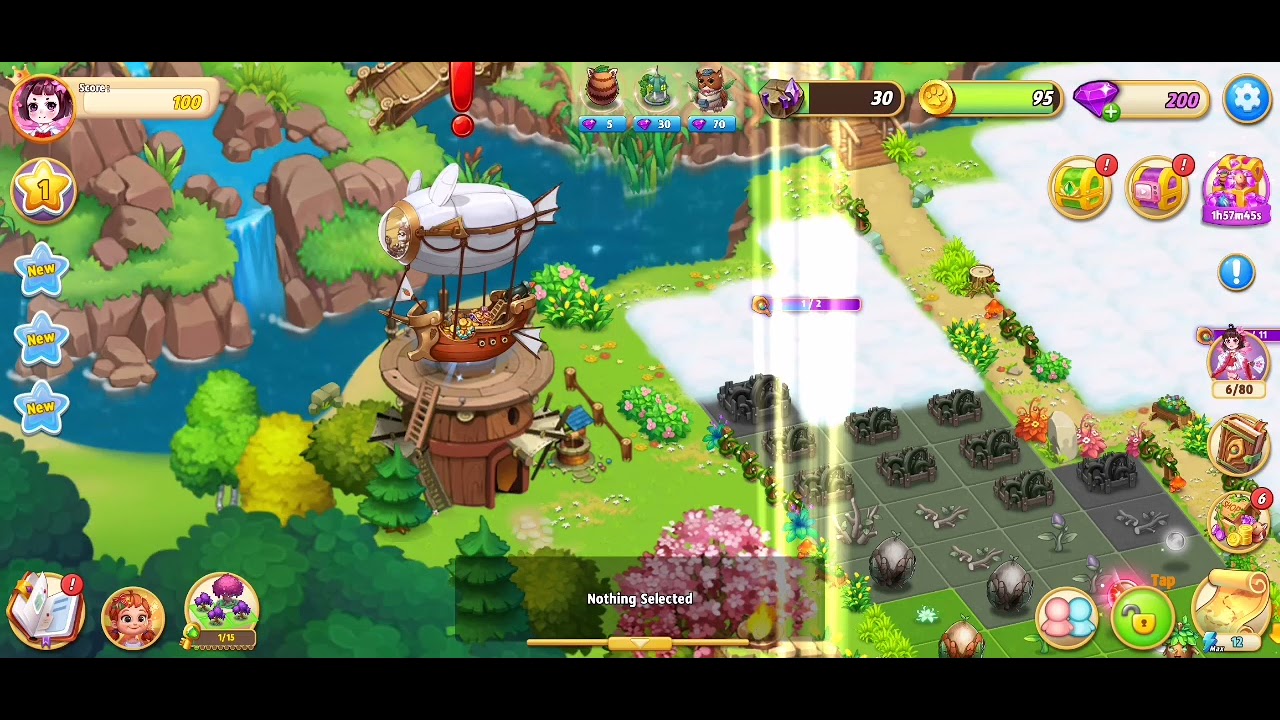 لعبة جوال phone game ( merge elves) - YouTube