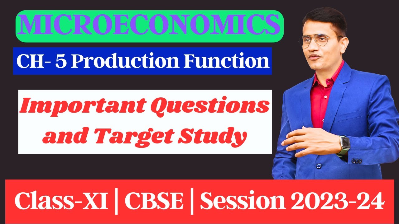 production function important questions class 11 | Target study of ...