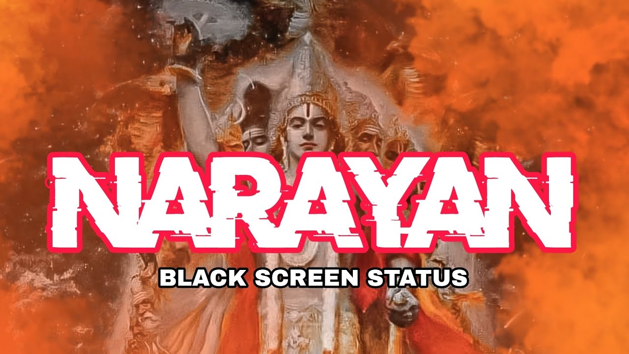 Narayan Black Screen Lyrics Stutas | Narci | Narsingh Avatar Rap (Prod. By Narci) - YouTube ...