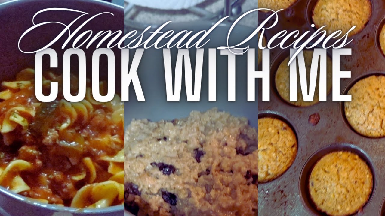 Cook With Me| Simple Homestead Recipes| Liz Austin - YouTube
