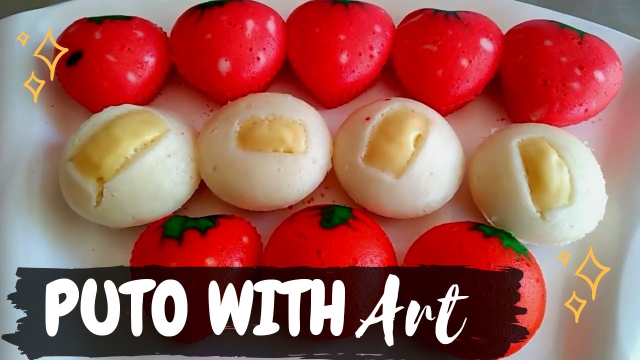 How to make Puto with cheese and with ART! || TutorialTube PH - YouTube