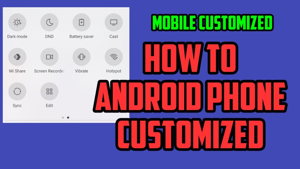 Mobile phone layers fully customize|Android tricks |Technical Counter ...