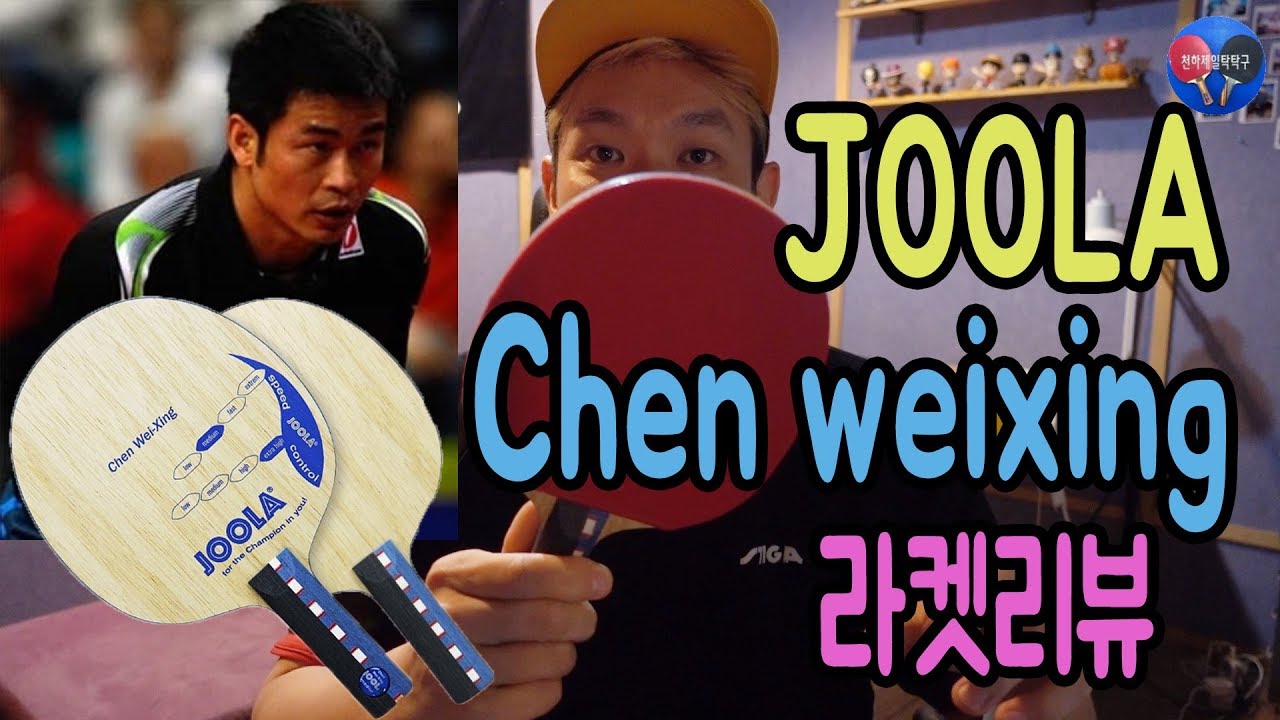 줄라 첸웨이싱 JOOLA Chen Weixing 디펜스 수비 라켓리뷰! table tennis defense blade ...