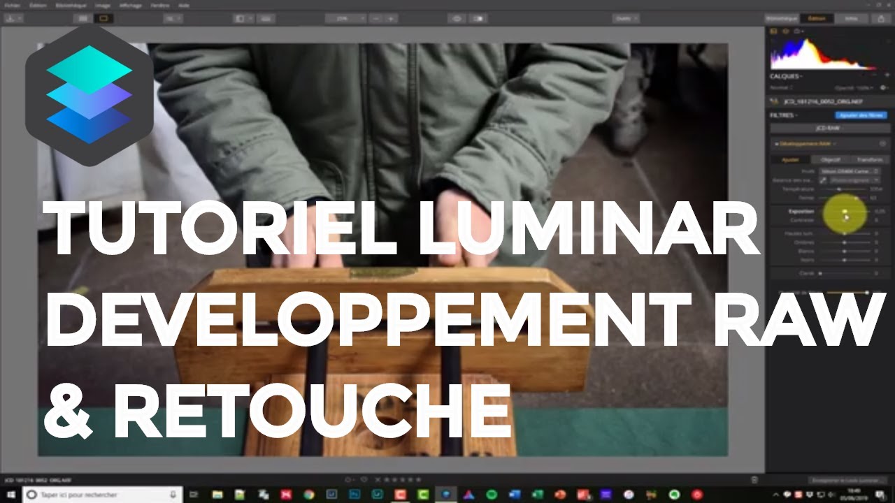 Tutoriel Luminar : tutoriel post-traitement fichier RAW avancé - YouTube